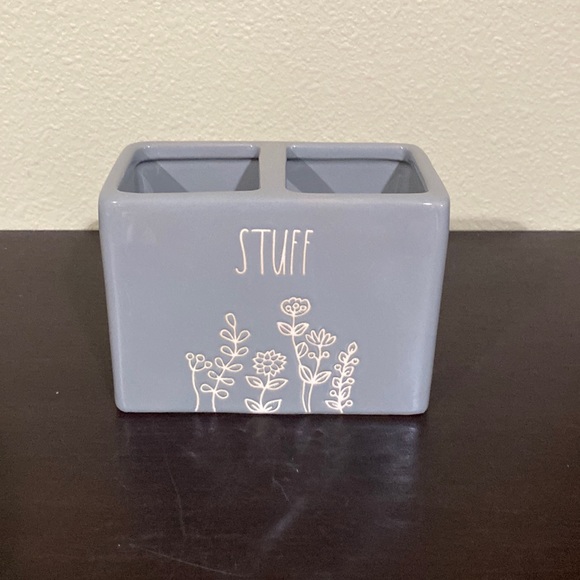 Rae Dunn | Bath | Nwt Rae Dunn Stuff Ceramic Holder | Poshmark